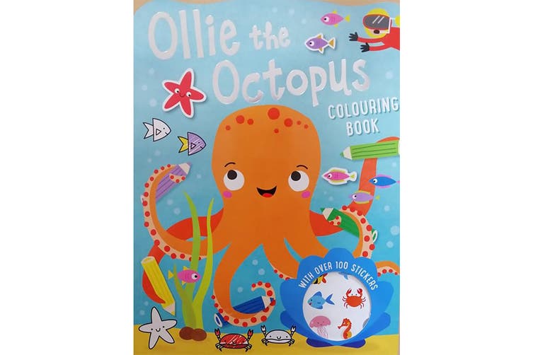 Ollie The Octopus Colouring Book - Ideal Book Depot