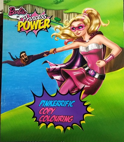 Barbie in Princess Power Pinkerrific Copy Colouring - Ideal Book Depot